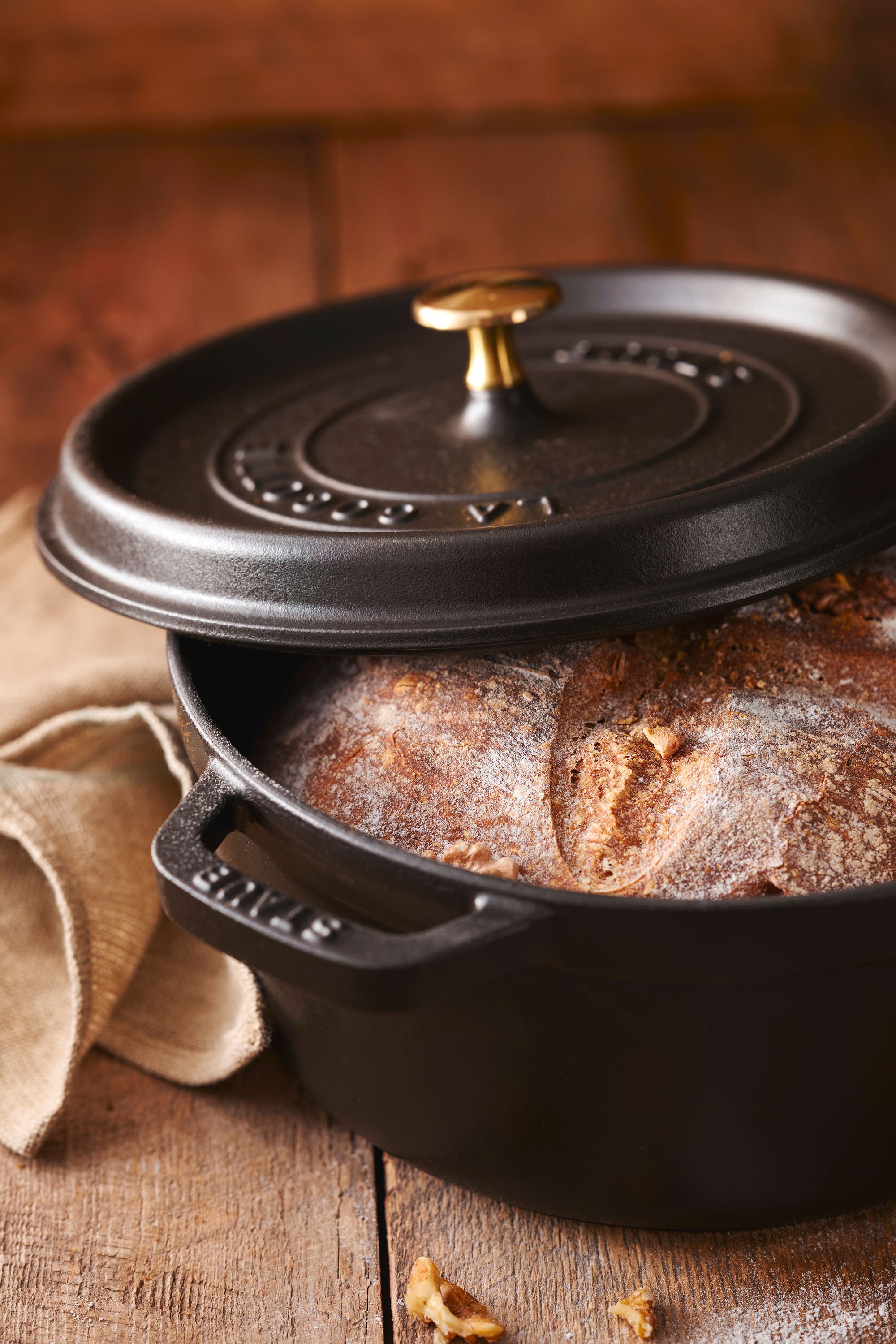 Staub Cocotte Round 24cm Black